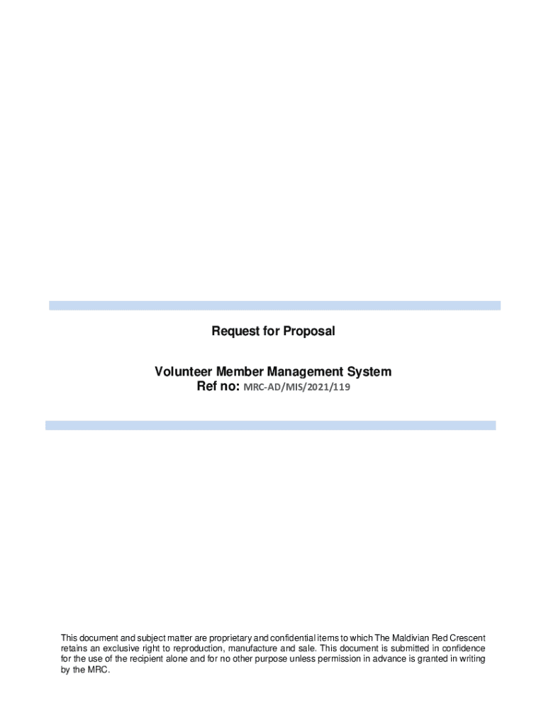 Fillable Online www.rfpdb.comVolunteer-Management--SystemPMIWDC ...