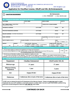 Fillable Online dmv ri Online ServicesRI Division of Motor ...