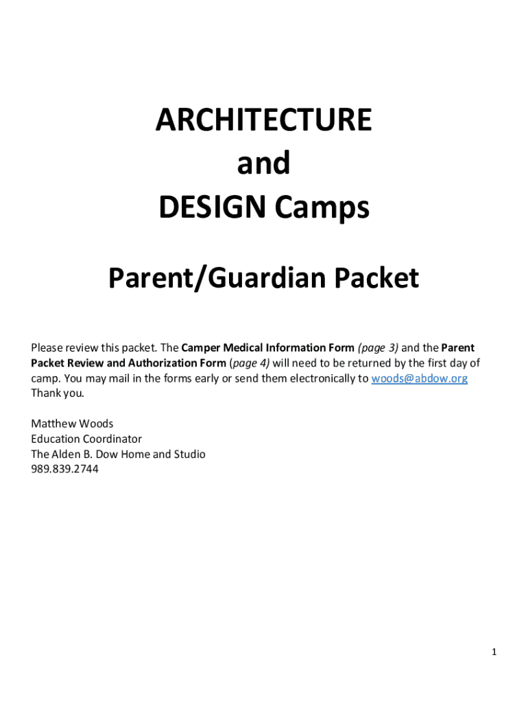 Fillable Online Summer Camp Detailed Registration Form Template - Jotform Fax Email Print ...