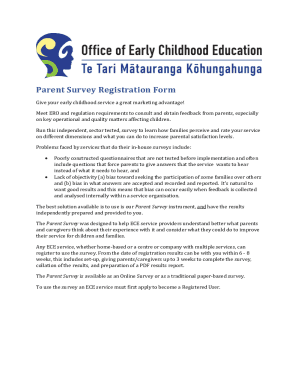 Fillable Online 10+ Preschool Parent Survey Templates in PDFDOCFreeA ...
