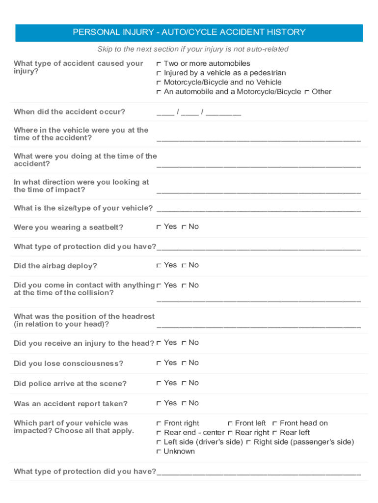 Fillable Online www.alllaw.comresourcesauto-accidentPersonal Injury ...