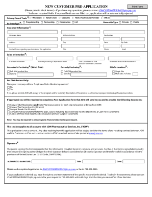 Fillable Online New Customer Registration Form TemplateJotFormPrint a ...