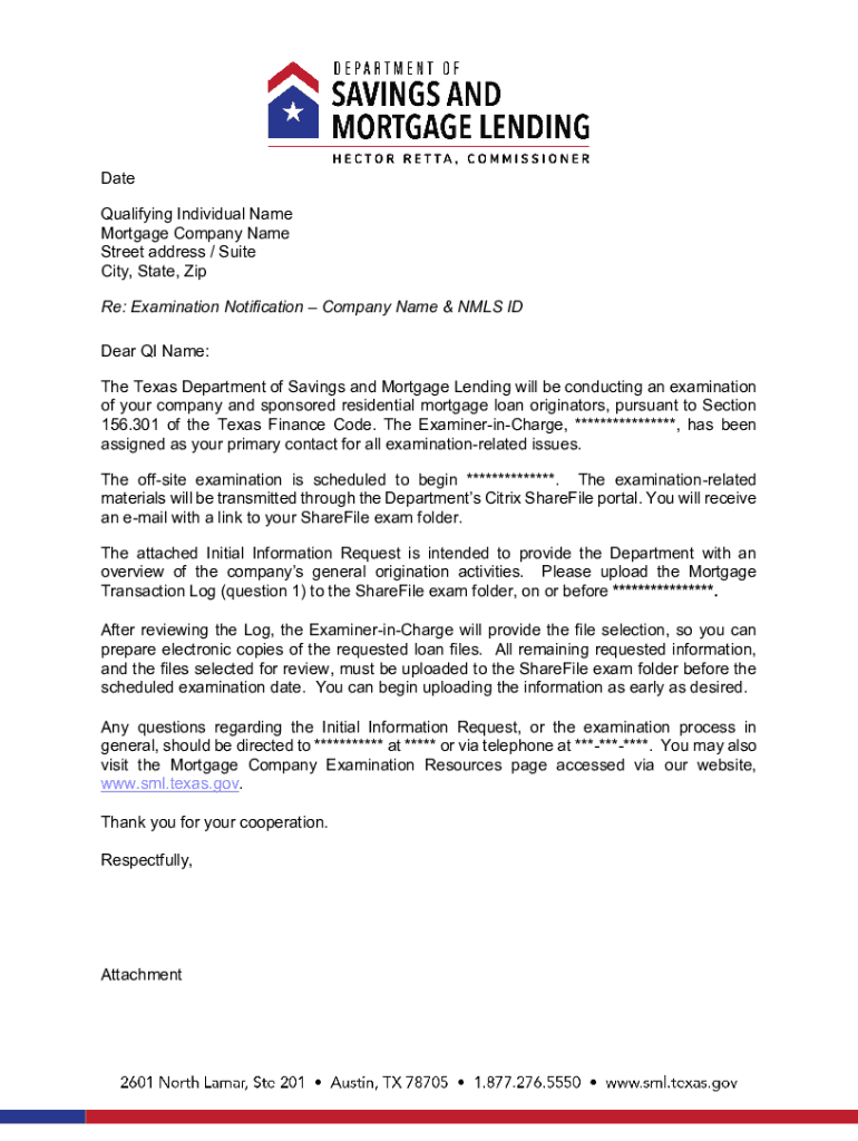 Fillable Online NMLS Unique IdentifierMortgage OriginationDepartment of ...