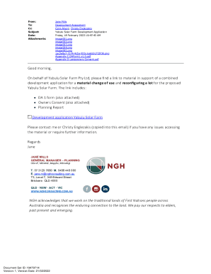 Fillable Online ECM19479714v1-DA Form 1, Owners Consent, Reports and ...