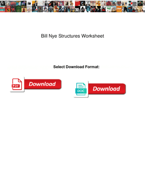 Fillable Online Bill Nye Structures Worksheet. Bill Nye Structures ...