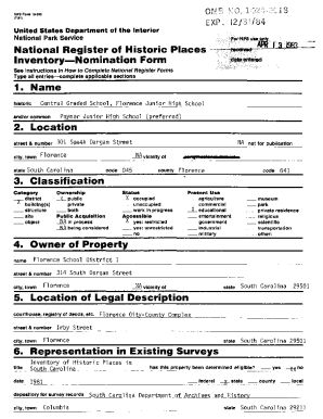 Fillable Online National Register of Historic Places ... - Historic ...