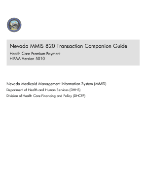 Fillable Online medicaid nv PDF Nevada Medicaid - HIPAA Transaction Standard Companion Guide ...