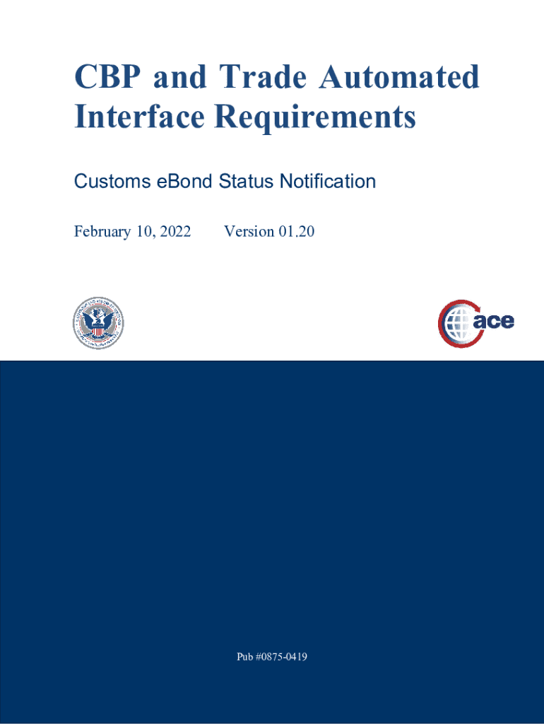Fillable Online U.S. Customs and Border Protection updates (100 ...