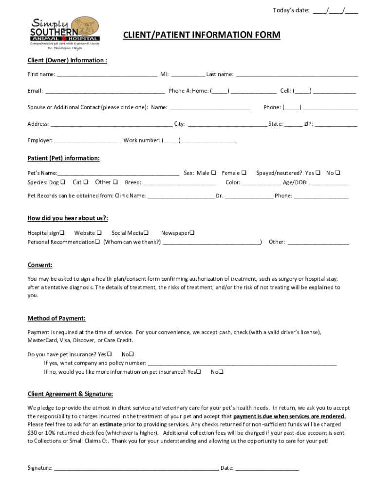 Fillable Online form.jotform.com200212458404443Ahi - Cares - New Client/Patient Information Form ...