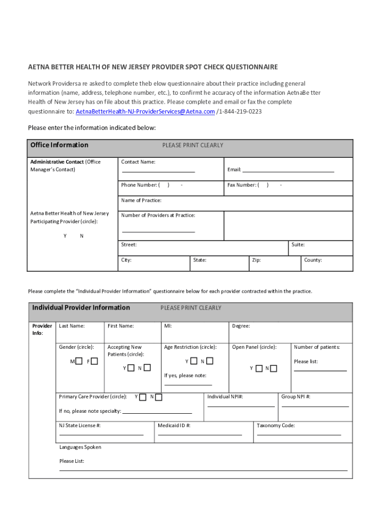 Fillable Online Updated Spotcheck Fillable PDF. Accessible PDF Fax ...