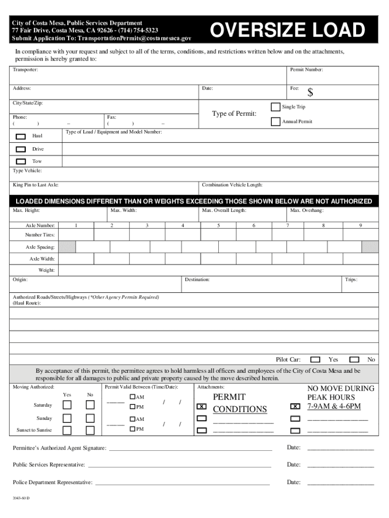 Fillable Online www.costamesaca.govservicesonline-forms-andOnline forms ...