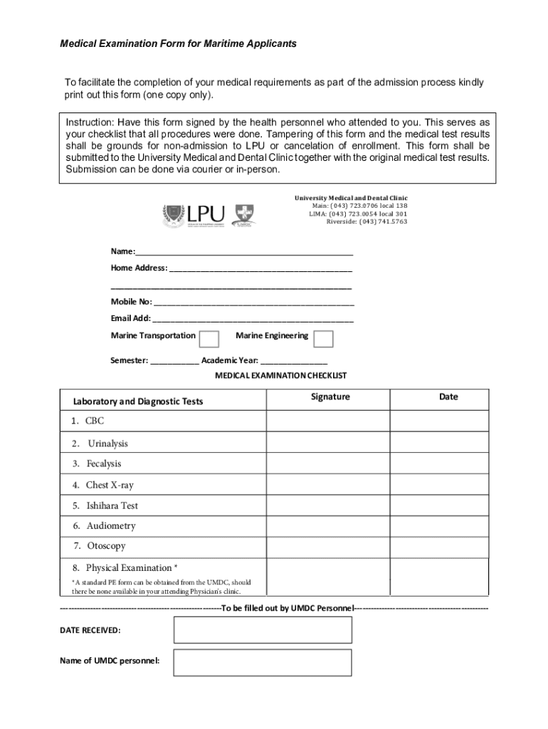 Fillable Online New-Medical-Exam-Form-for-Maritime-Applicants.pdf ...