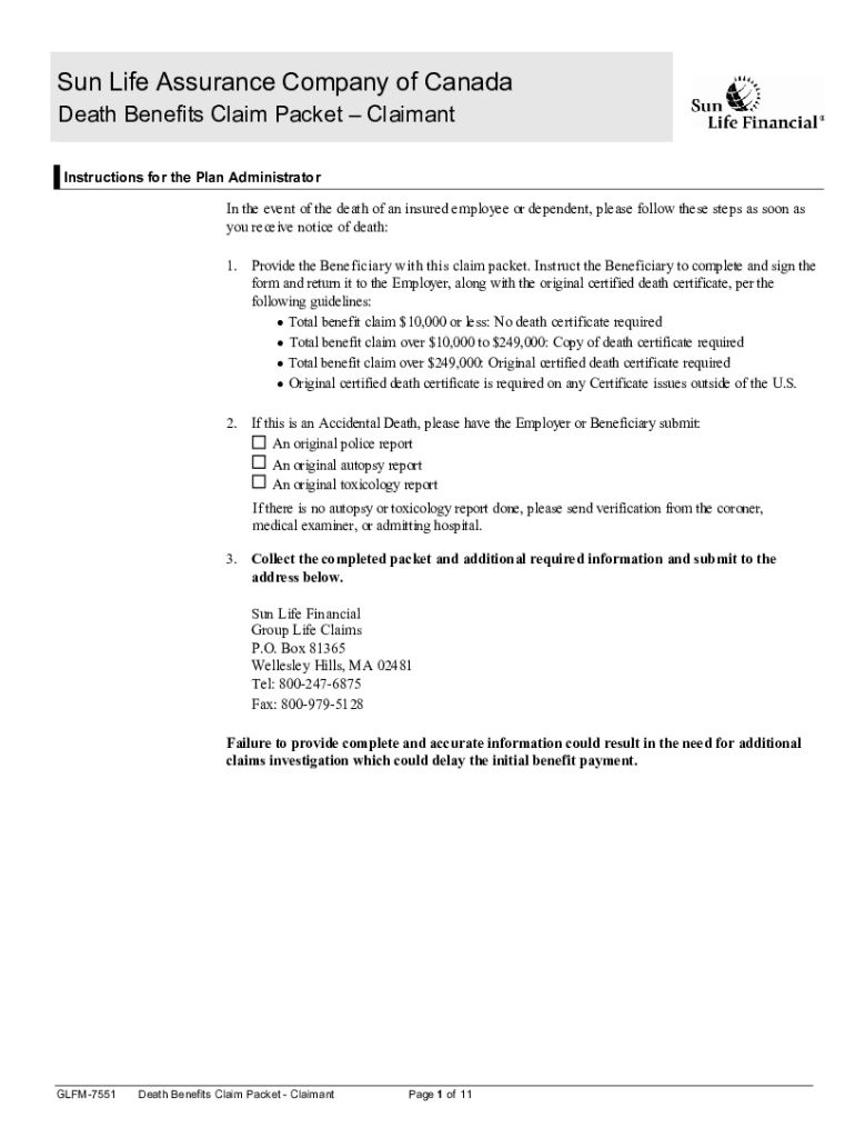Fillable Online QCA22-AR-H-015 - Sun Life Assurance Company of Canada ...