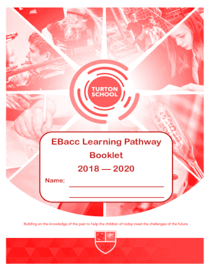 Fillable Online English Baccalaureate (EBacc) - GOV.UKEnglish ...