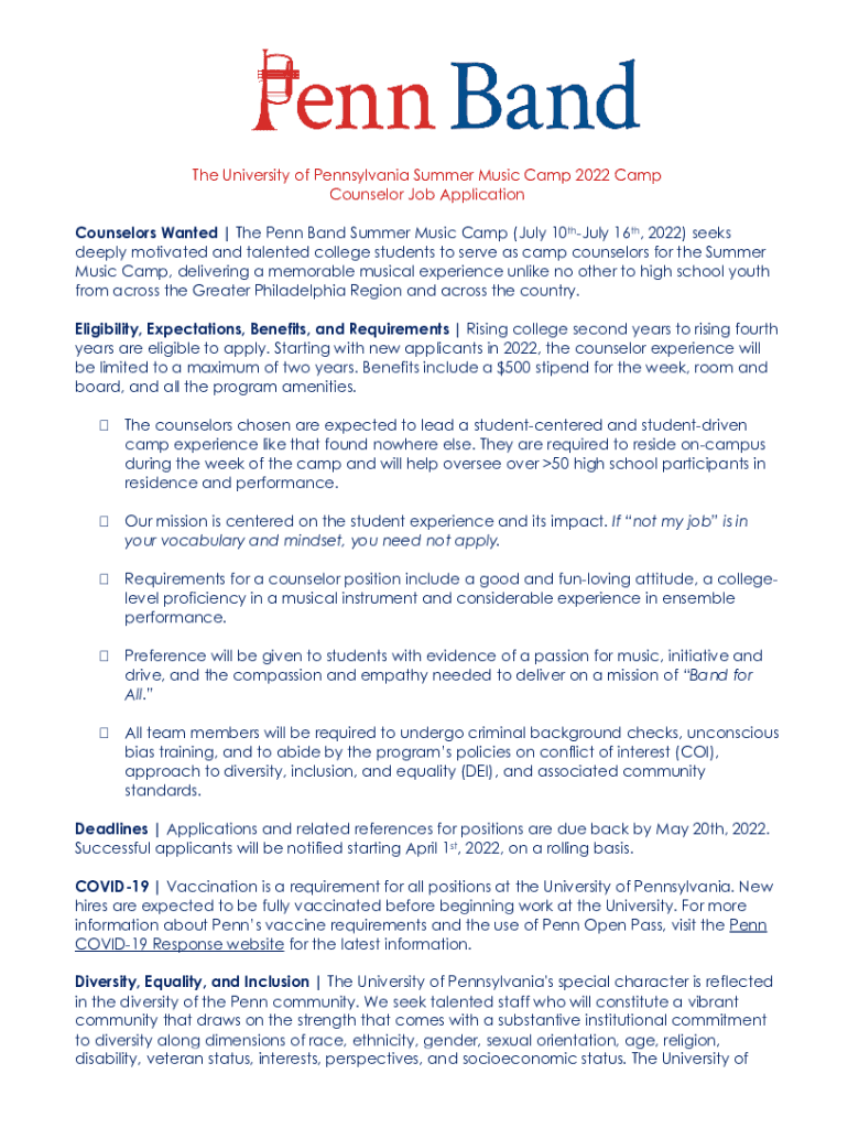 Fillable Online www.dolphin.upenn.edupennbandoutreachImportant Forms ...