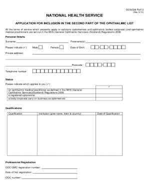 Fillable Online NATIONAL HEALTH SERVICE - eyes.scot Fax Email Print ...