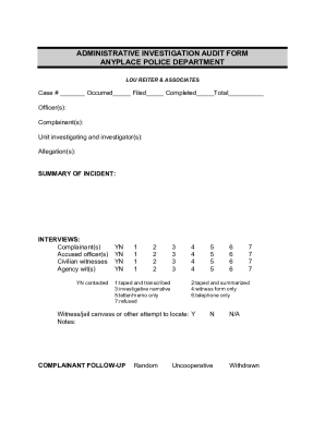 Fillable Online www.fairfaxcounty.govinternalauditsitesPolice ...