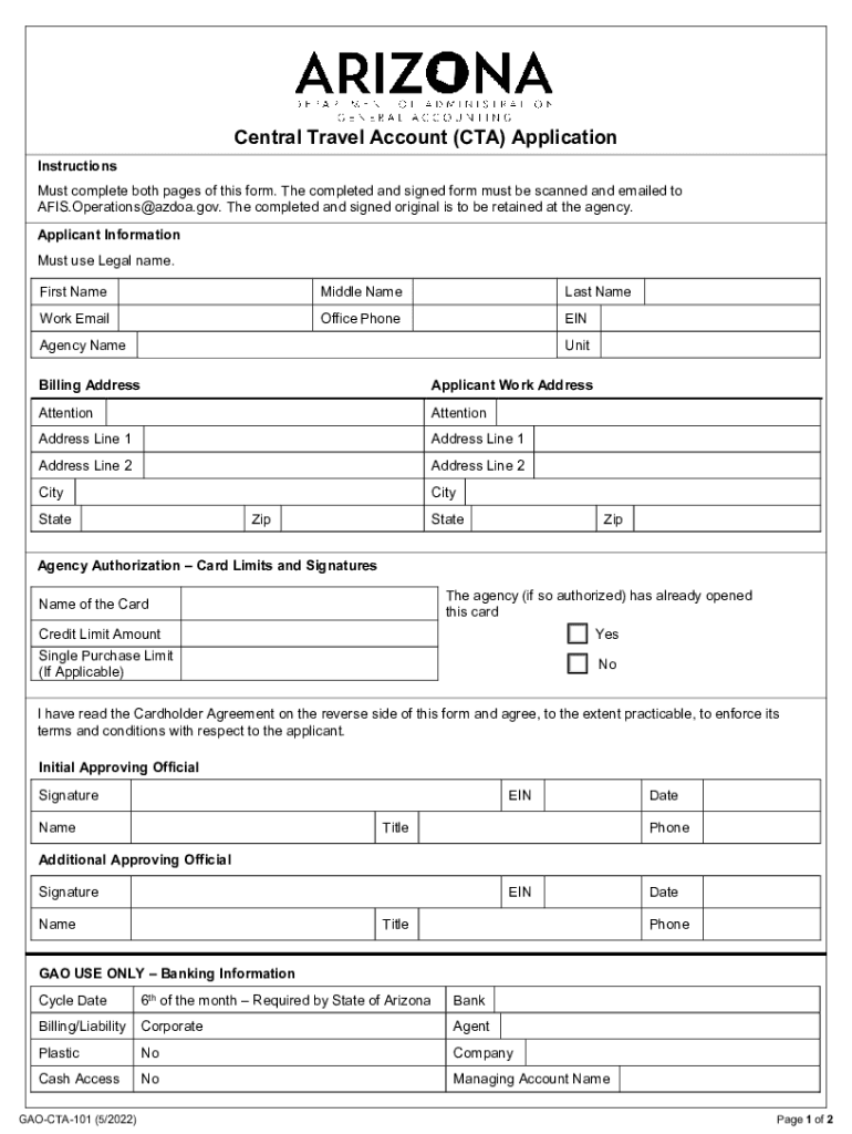 Fillable Online gao az www.templateroller.comtemplate2325774Form GAO ...