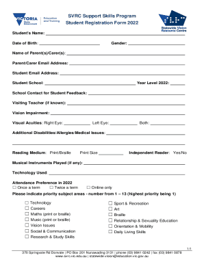 Fillable Online SSP expression of interest form 2017 Fax Email Print ...
