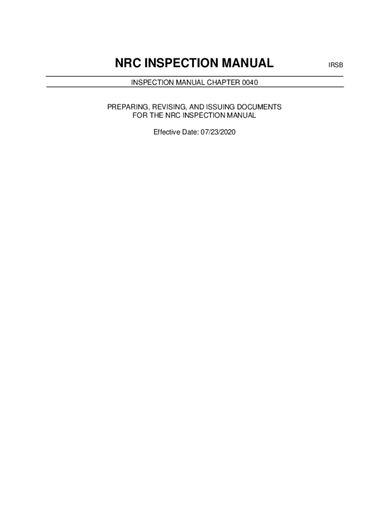 Fillable Online IMC 0040 Preparing Revising and Issuing Documents for ...