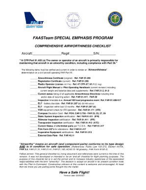 Fillable Online Airworthiness Certification Overview - Federal Aviation ...