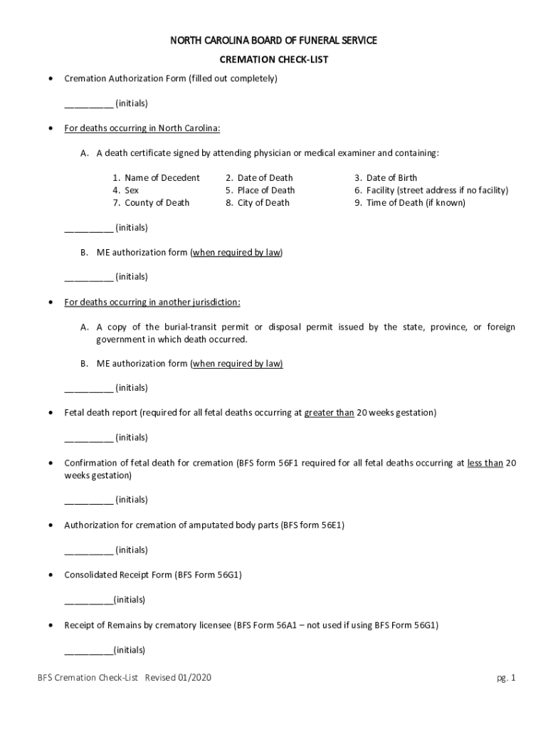 Fillable Online carolinacremation.comhonestwp-contentSTANDARD CREMATION ...