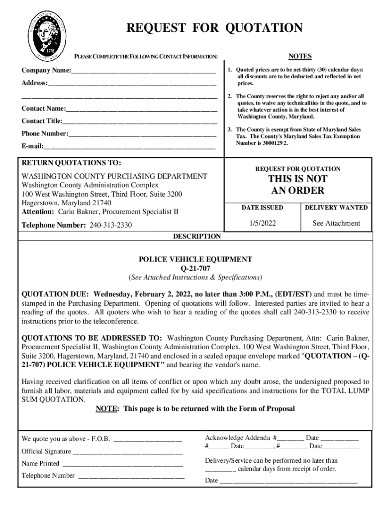 Fillable Online Price Quotation Request Letter (Format & Samples)Price ...