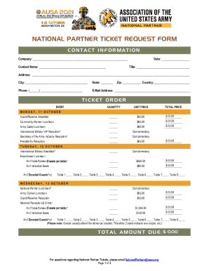 Fillable Online cocodoc.comform366803924-TICKET-REQUEST-FORMTICKET REQUEST FORM - Parish ...