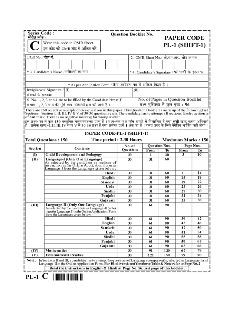 Fillable Online DMRC SAMPLE 3.pdf - Question Booklet Series - Course Hero Fax Email Print ...
