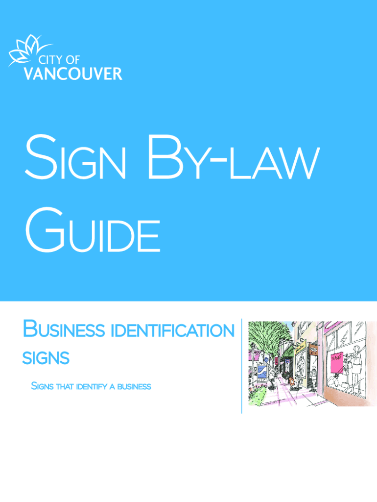 Fillable Online Sign Bylaw Guide Fax Email Print - pdfFiller