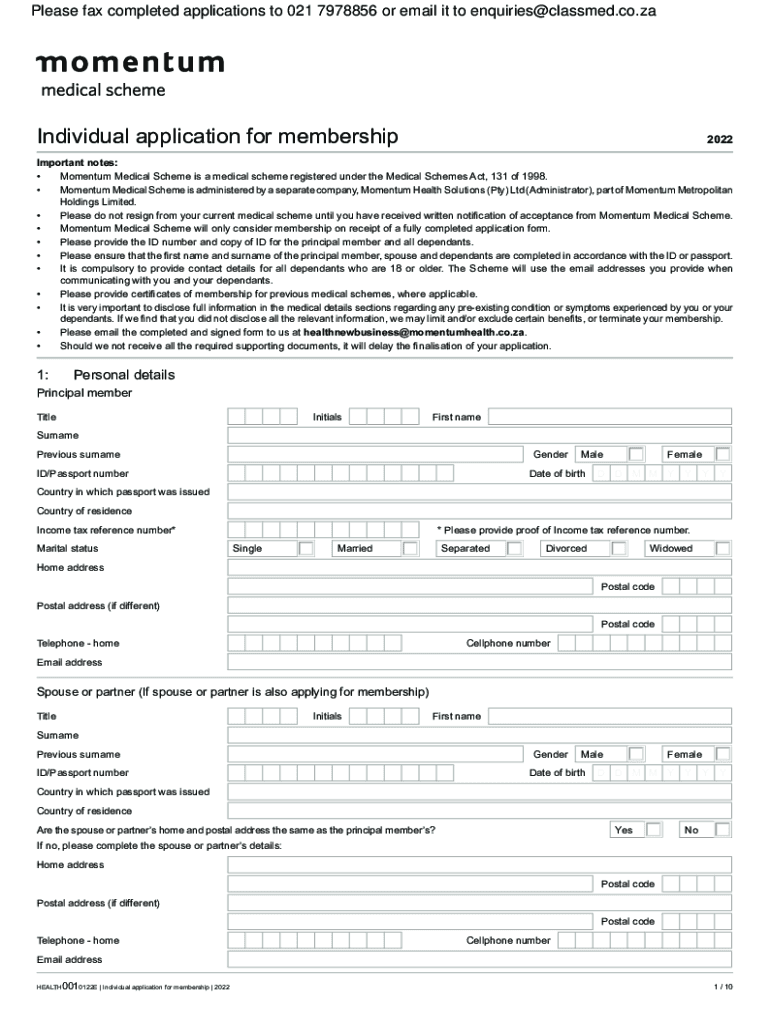 Fillable Online www.pdffiller.com212936781-Medihelp-ApplicationFillable ...