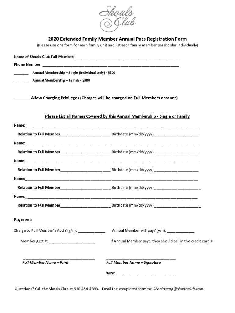 Fillable Online shoalsclub.comdocuments10180/312237/20202020 Extended ...