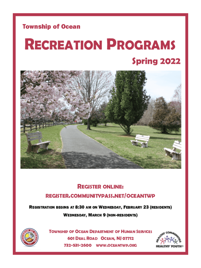 Fillable Online slidelegend.comtownship-of-ocean-recreationTownship of ...