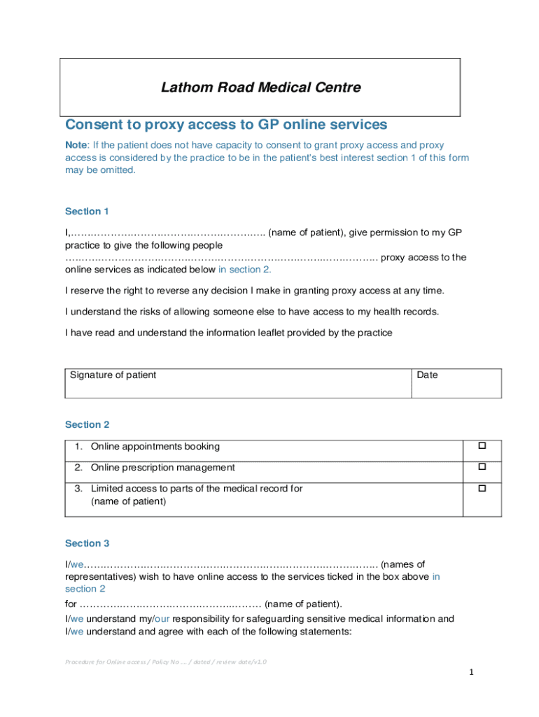 Fillable Online digital.nhs.ukservicesnhs-appAccess to patient records ...
