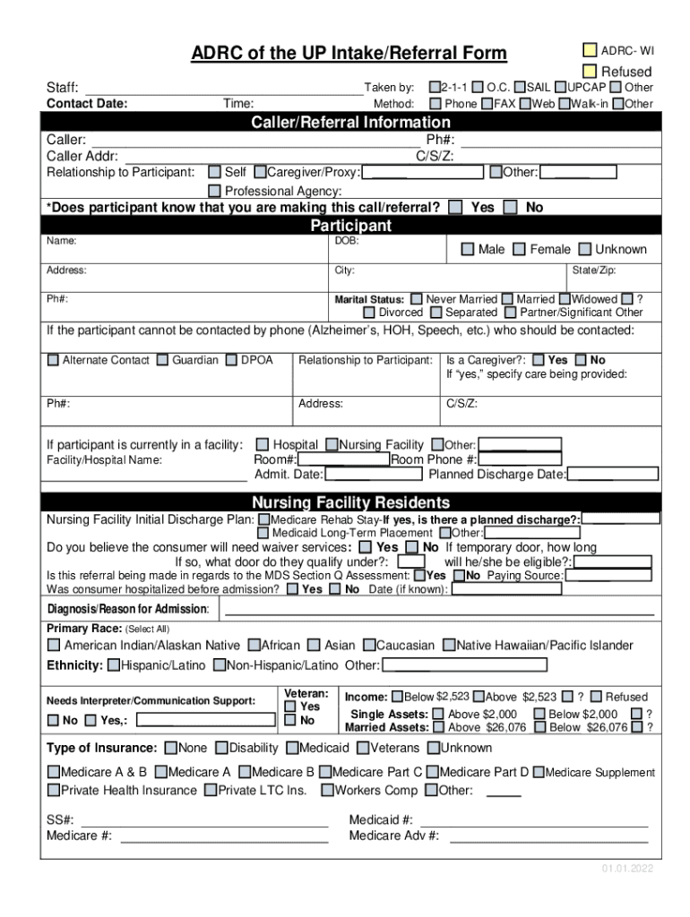 Fillable Online www.coursehero.comADRC-Fax-Referral-FormdocADRC-Fax ...