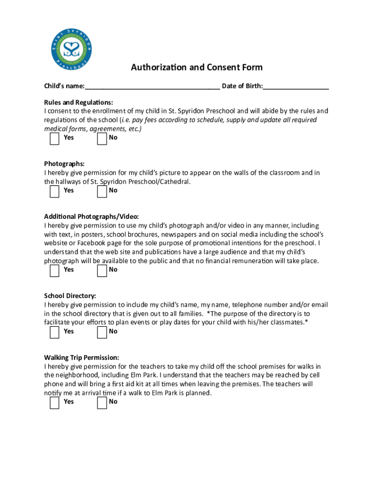 Fillable Online authorization & consent form Fax Email Print - pdfFiller