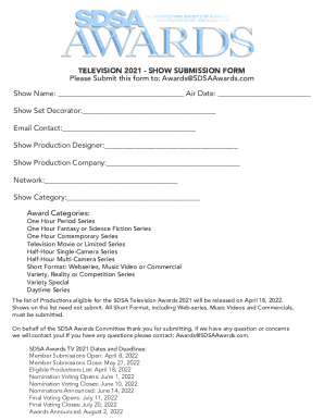 Fillable Online submission form Fax Email Print - pdfFiller