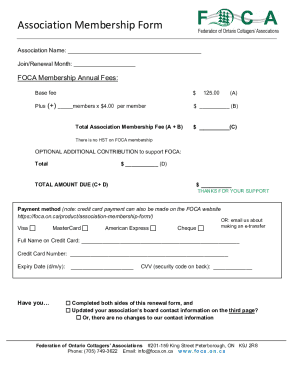 Fillable Online foca on www.foopa.org.uk09Renewal-Membership-Form ...