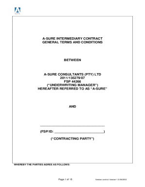 Fillable Online www.lawinsider.comgeneral-intermediary-contractGeneral ...