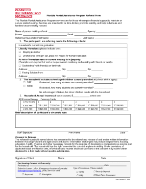 Fillable Online Home Stabilization Referral Form Date of Referral rev v 6 10192016 Fax Email ...