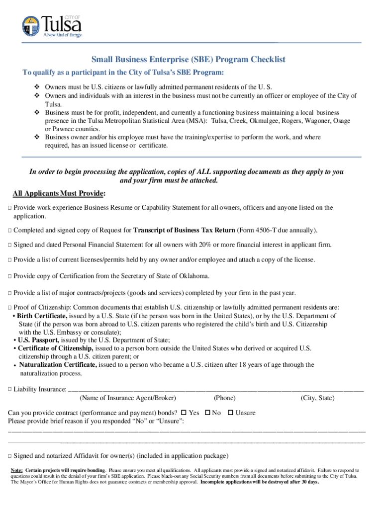 Fillable Online Small and Disadvantaged Business Enterprise (SBE/DBE ...