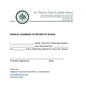 Fillable Online Frequently Asked Questions (FAQs)Medical ClearancesFREE ...