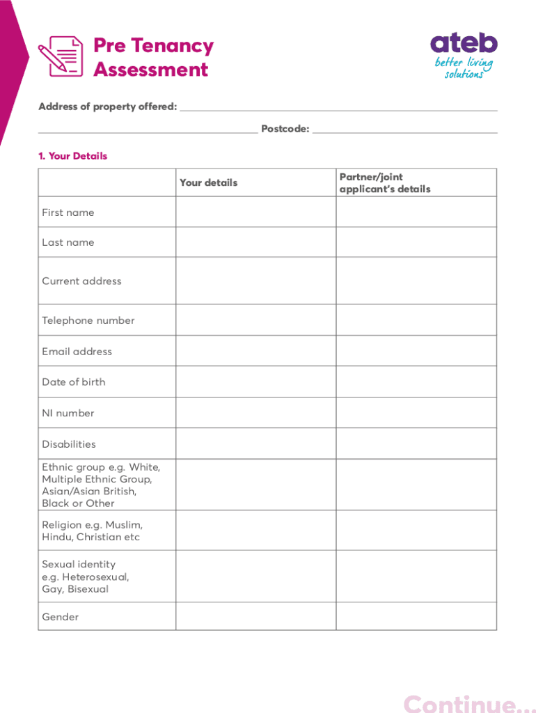 Fillable Online www.coursehero.comfile592910201) Pre-tenancy-application-form 2020.pdf - Pre ...