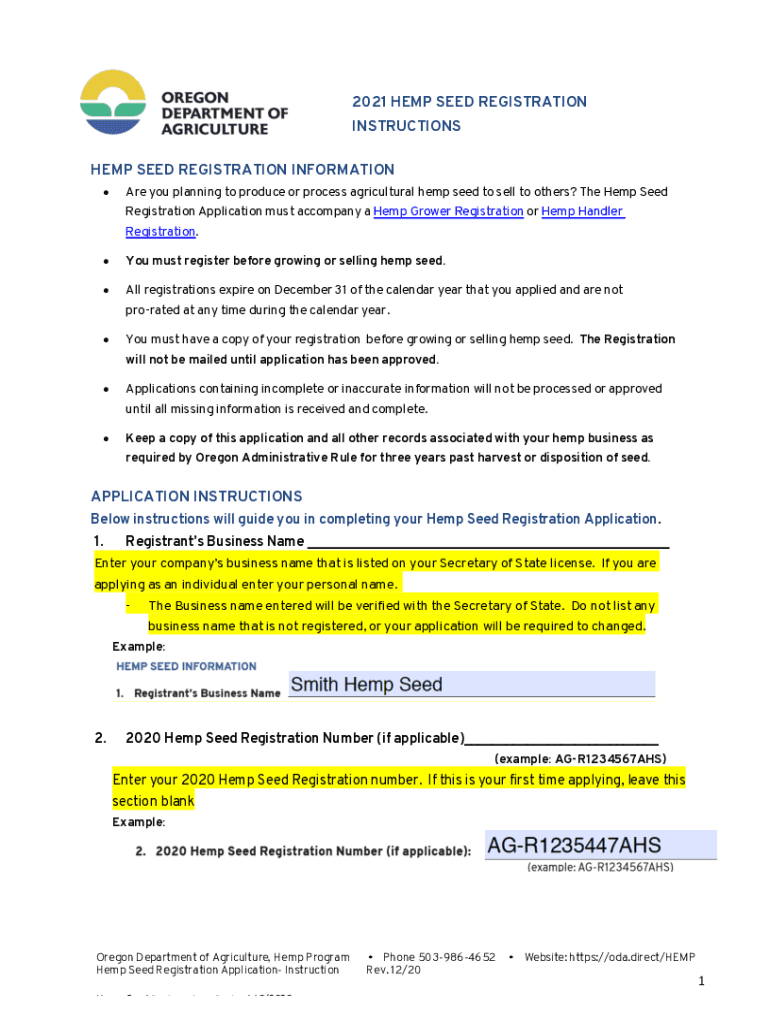Fillable Online 2021 HEMP GROWING & PROCESSING PERMIT APPLICATION ...