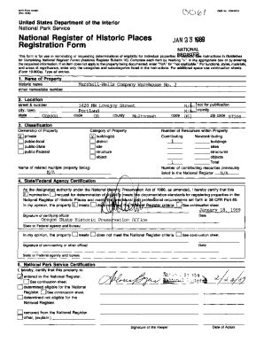 Fillable Online National Park Service National Register of Historic ...