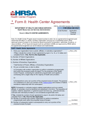Fillable Online bphc hrsa Form 8. FY 2023 Service Area Competition Fax ...