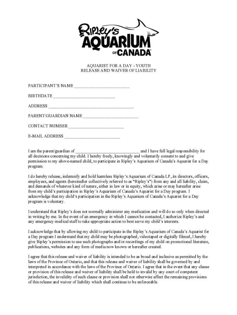 Fillable Online form.jotform.com211616349342049Fun Lab Release and ...