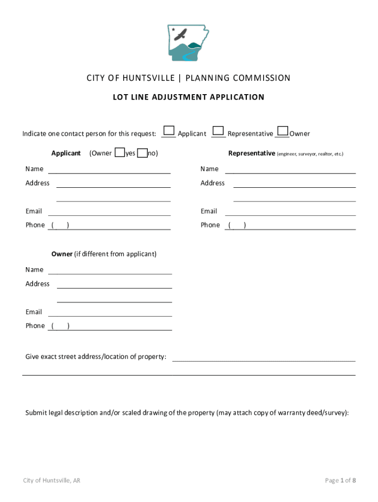 Fillable Online www.huntsvilleal.govgovernmentdepartmentsPlanning ...