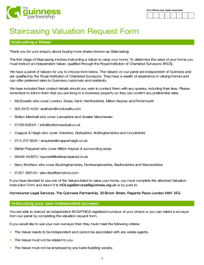 Fillable Online Staircasing Valuation Request Form V2.indd Fax Email ...