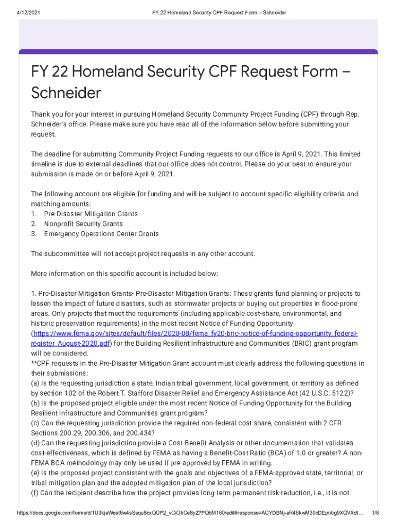 Fillable Online schneider house www.dhs.govfrequently-requested ...